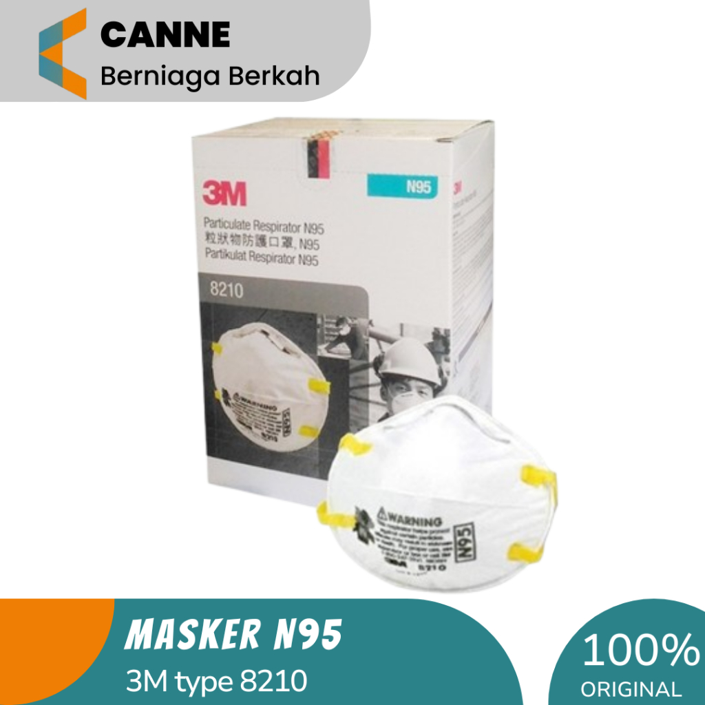 Jual 3M 8210 Masker N95 3M type 8210 | Shopee Indonesia