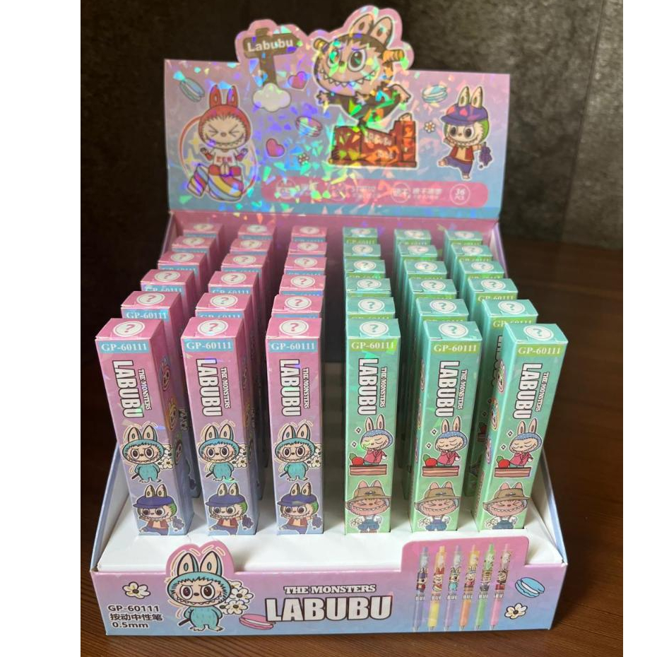 Jual Pen Gel Labubu Monster Tears Pop Mart Sanrio Pulpen Pokemon Sanrio ...