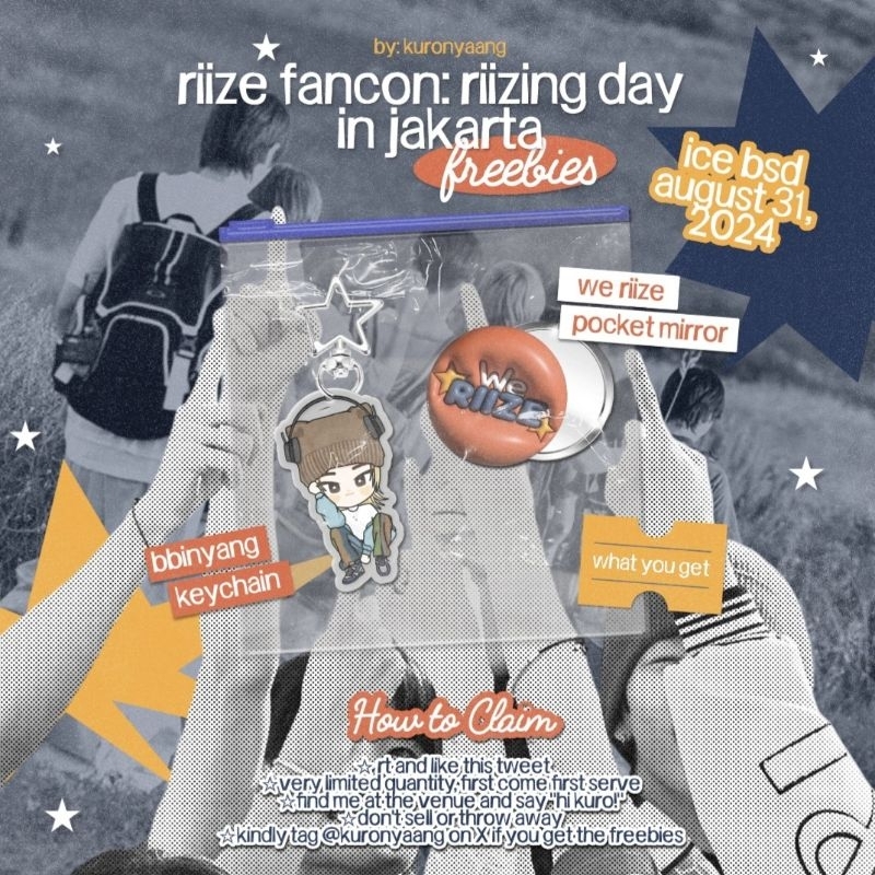 Jual riizing day in jakarta freebies by @kuronyaang | Shopee Indonesia