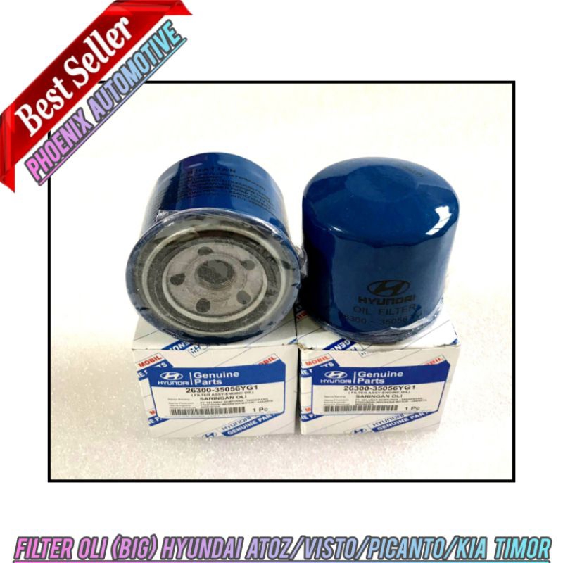 Jual FILTER OLI (BIG) HYUNDAI ATOZ/VISTO/PICANTO/KIA TIMOR 26300 ...