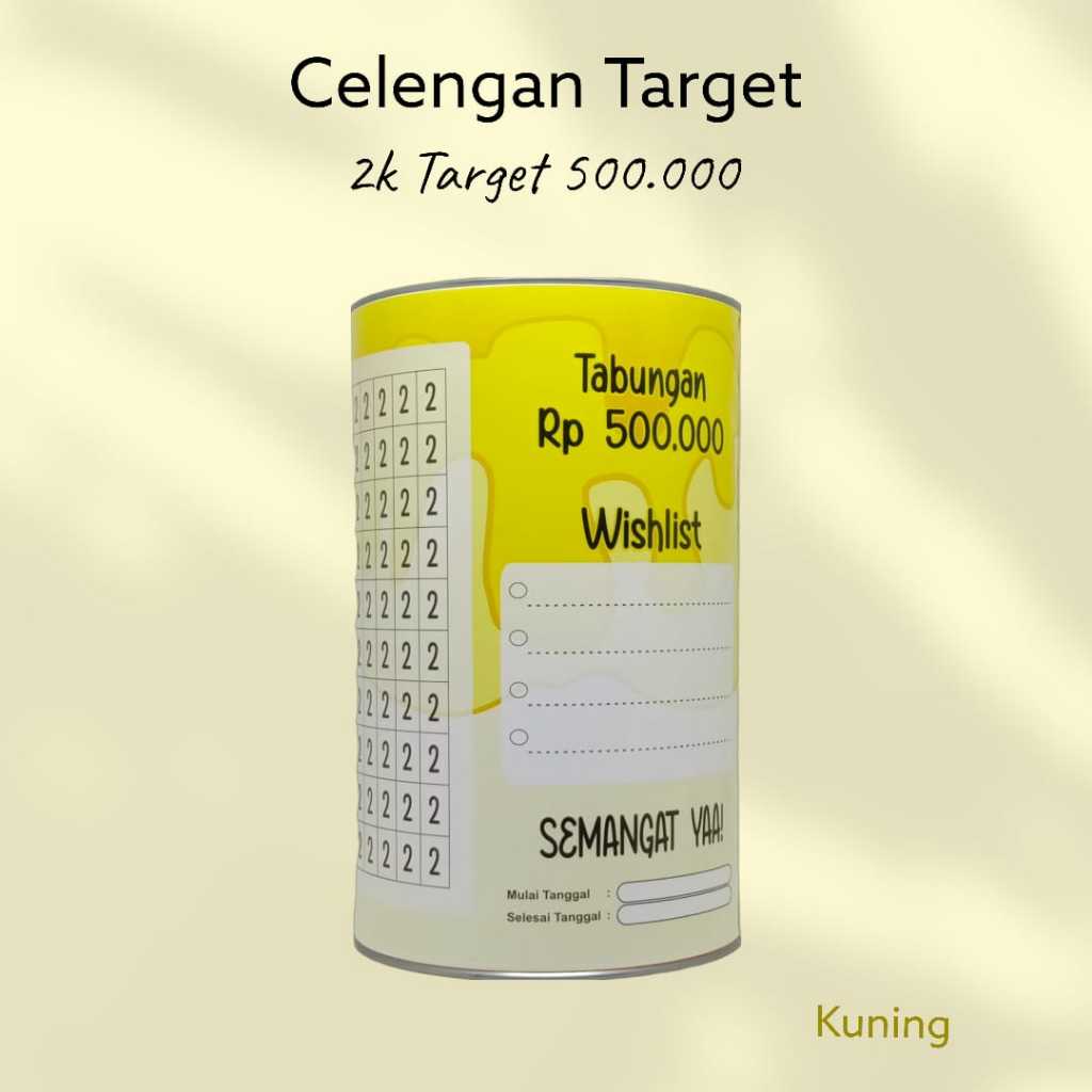 Jual Celengan Target Viral Tabungan Target Souvenir Celengan 2 Ribu ...