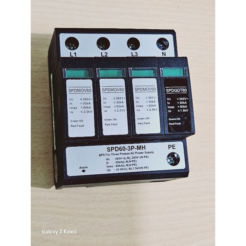 Jual anti petir surge aresster 3p SPD For Single Phase AC Power Supply ...