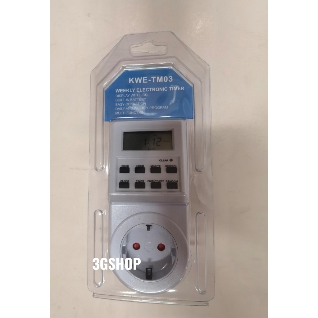 Jual TIMER SWITCH DIGITAL KWE-TM03 MATSUYA | Shopee Indonesia