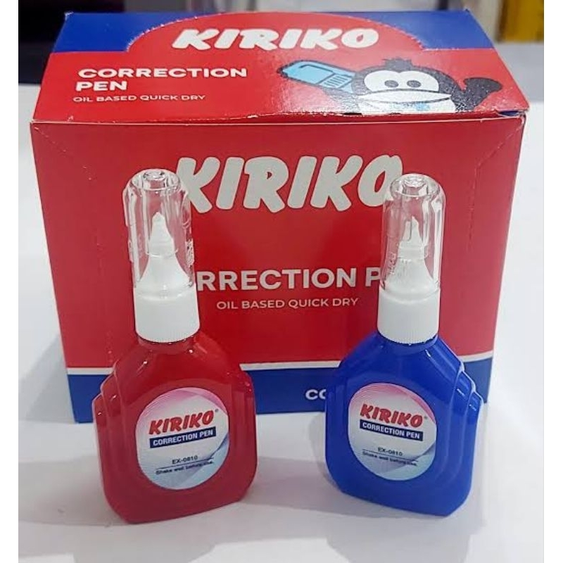 Jual Tipex Correction KIRIKO cair isi 12 Pcs | Shopee Indonesia