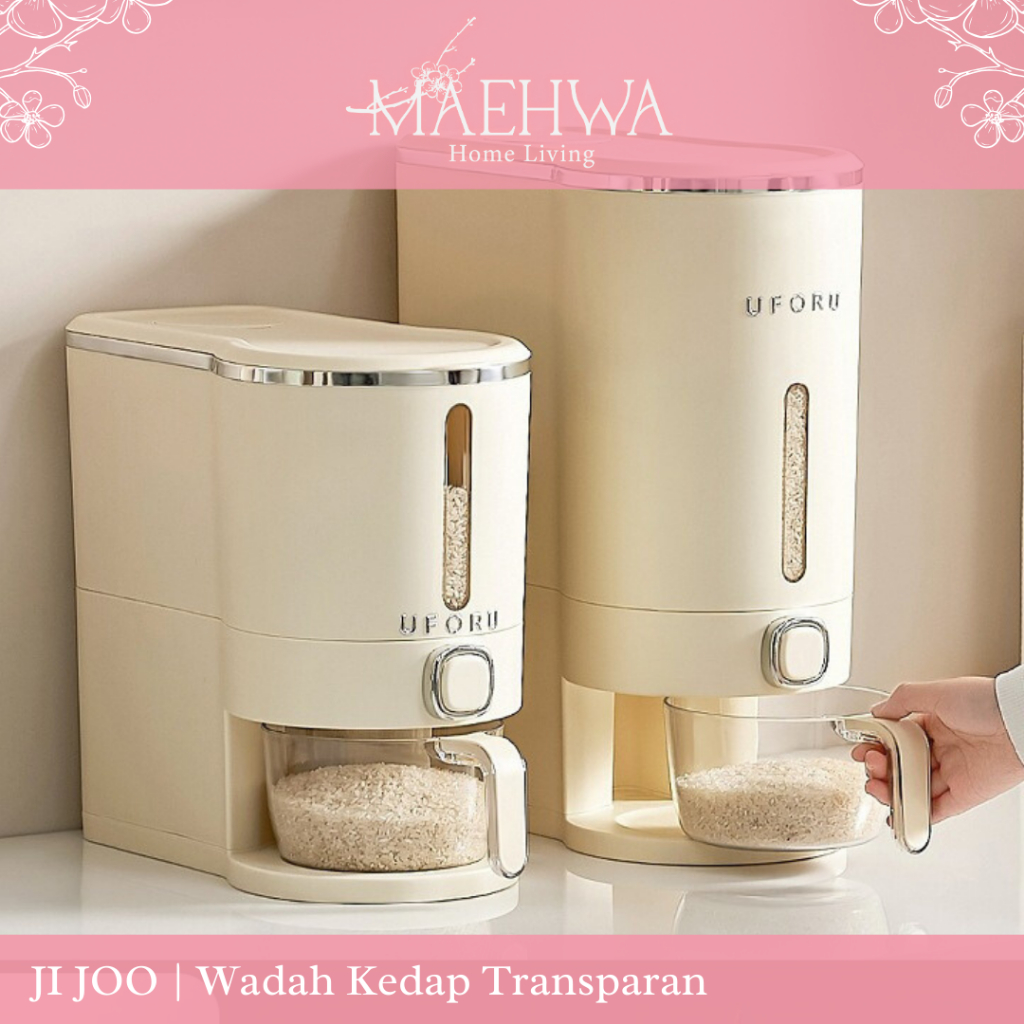 Jual MAEHWA - JI JOO Kontainer Beras Food Grade Penyimpanan Beras 5 KG ...