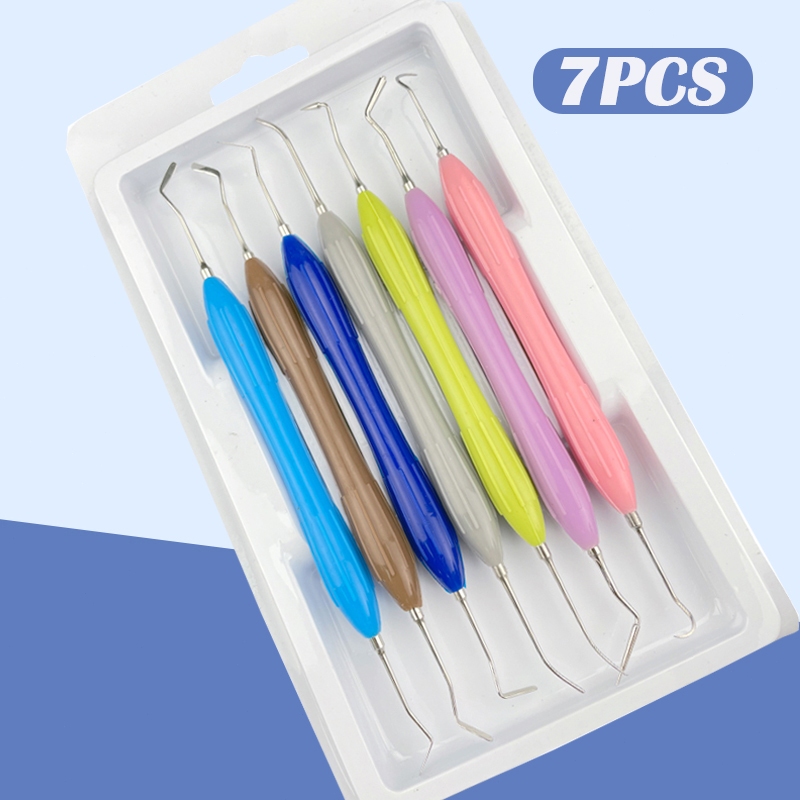 Jual 7pcs/set Dental Composite Resin Filling Spatula Aesthetic ...