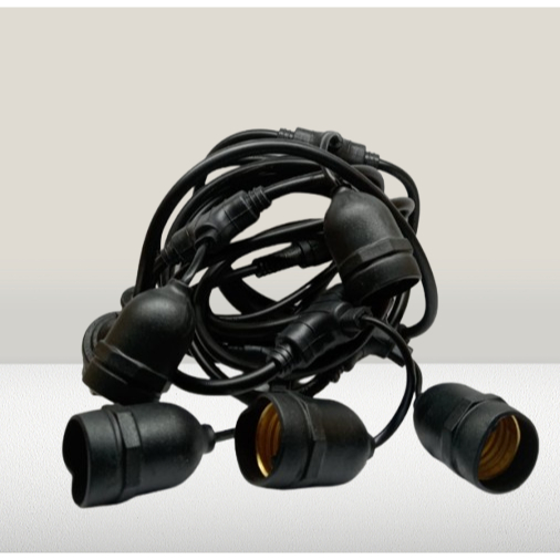 Jual Kabel fitting gantung E27 w/p 5 meter 5 fitting/10meter 10 meter ...