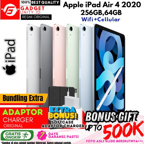 Jual iPad Air 4 Wifi Cellular 256GB 64GB Second Original | iPad Air Gen ...