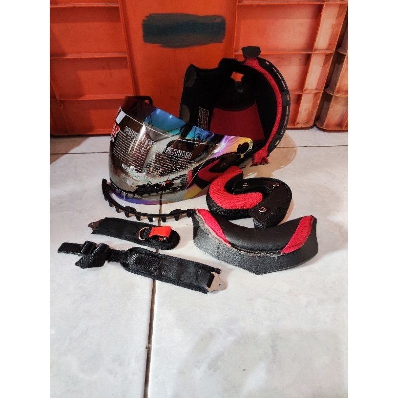 Jual Paket Kaca Helm NHK Predator 2 visor + Busa spon helm NHK Predator ...