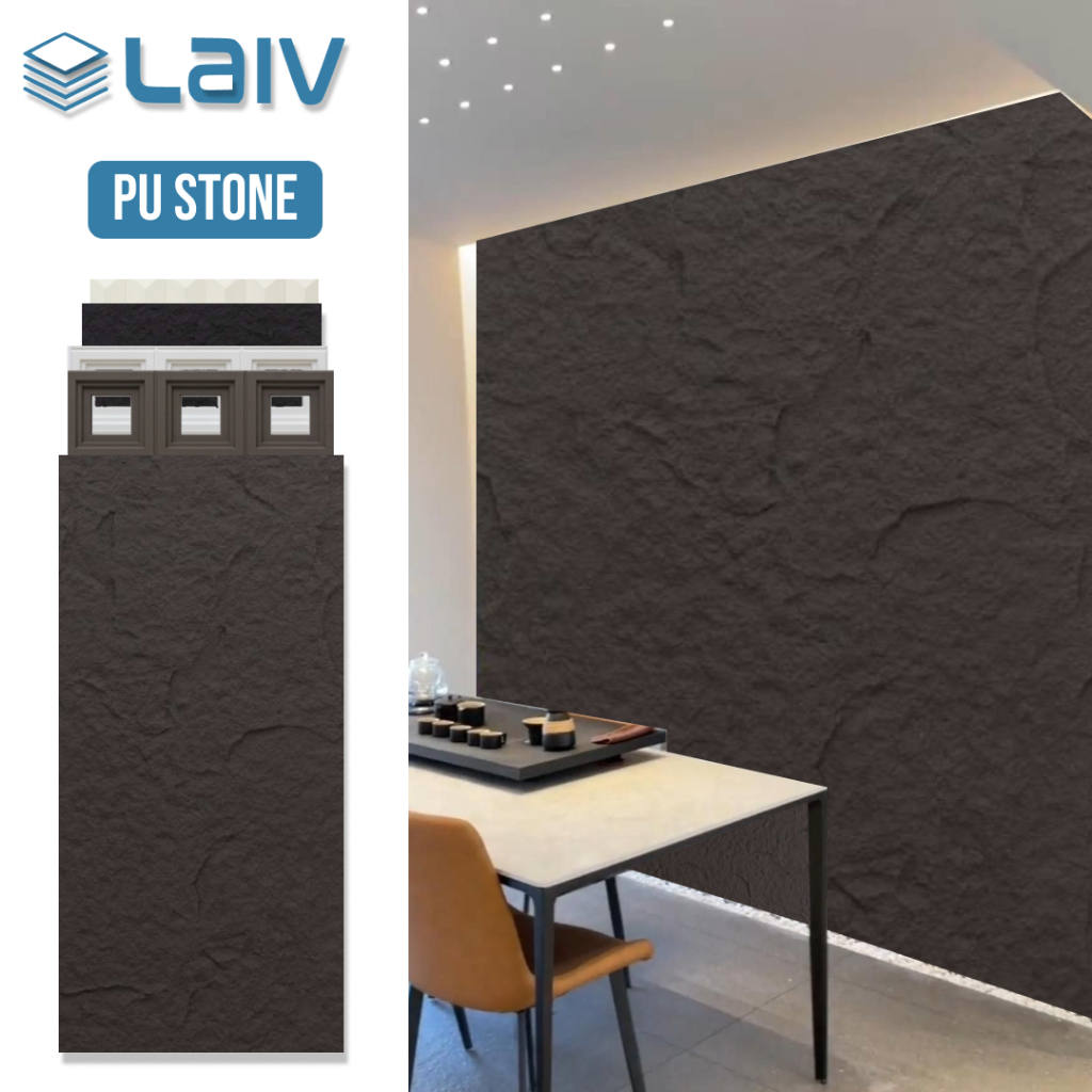 Jual LAIV PU Stone Panel Rock Panel Batu PU Panel Dinding Batu Alam ...