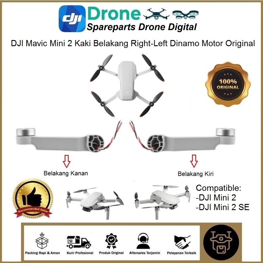 Jual DJI Mavic Mini 2 Kaki Belakang Right-Left Arm Dinamo Motor ...