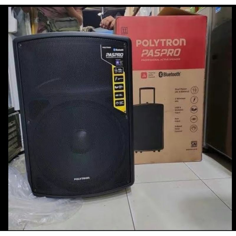 Jual SPEAKER POLYTRON PAS PRO 12F3 FREE MIC WIRELES 2 PCS. | Shopee ...