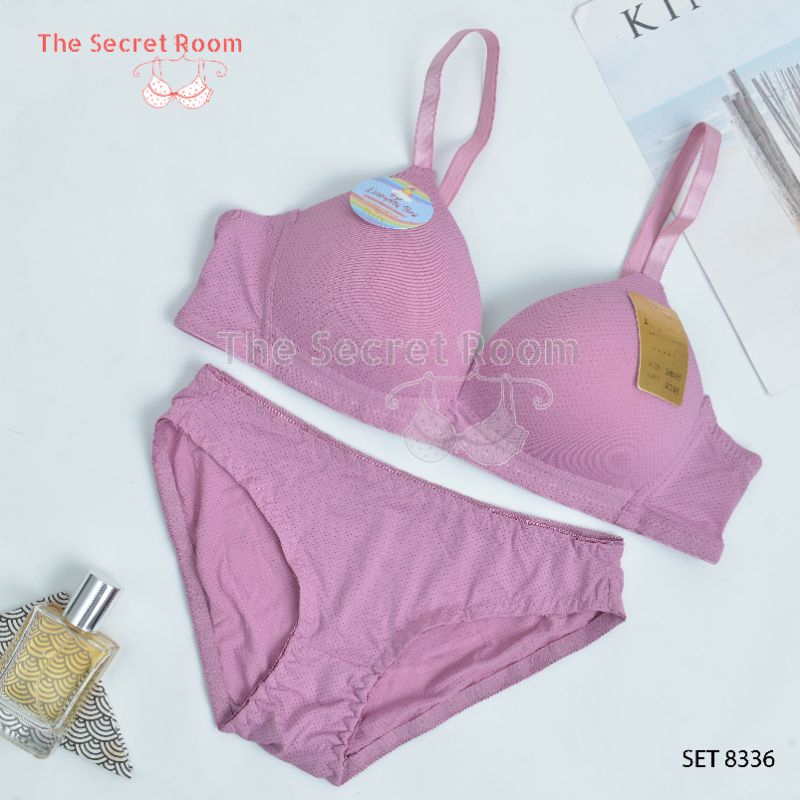 Jual TALLY BRA BH SET CD CELANA DALAM 8336 I CUP B I BUSA TIPIS I TANPA ...