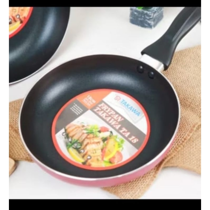 Jual Takawa Frypan TA 18 Teflon Anti Lengket Penggorengan Serbaguna ...