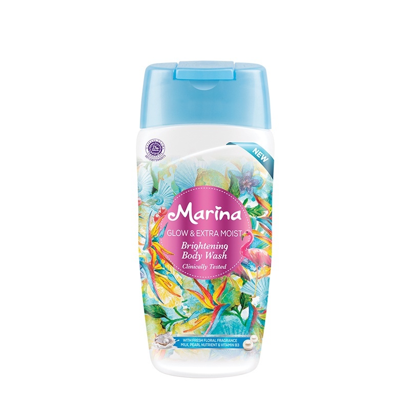 Jual Marina Brightening Body Wash Botol 95ml | Shopee Indonesia