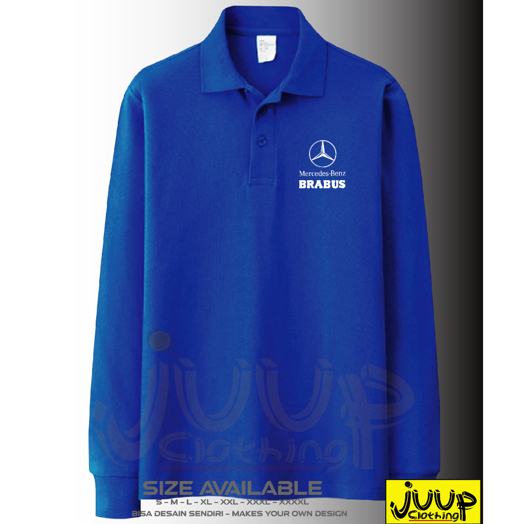 Jual KAOS POLO KAOS KERAH POLO SHIRT TSHIRT LONG SLEEVE BRABUS MERCEDES ...