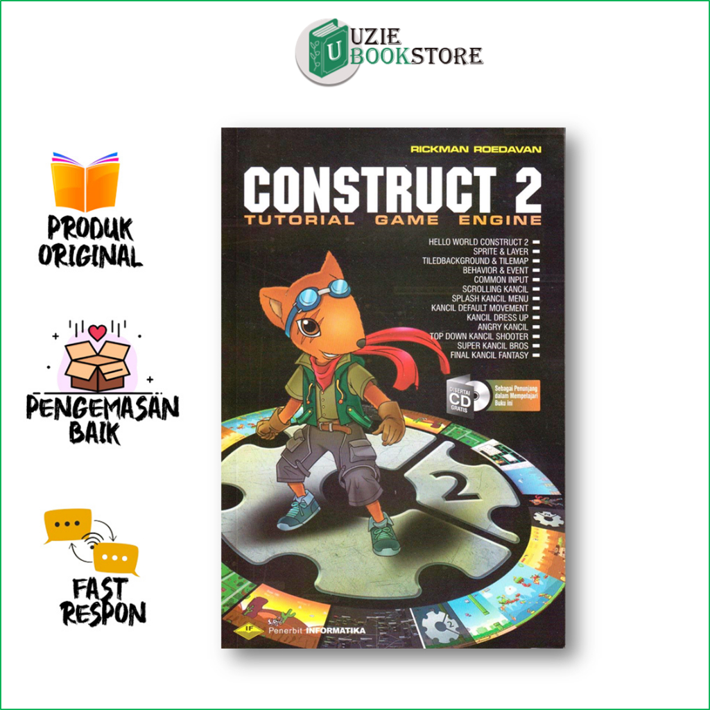 Jual Buku Construct 2 Tutorial Game Engine + DVD | Shopee Indonesia