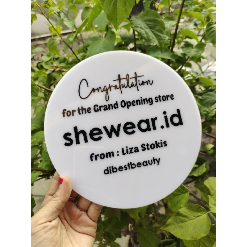 Jual Cutting stiker untuk Akrilik Ukuran 20cm Hitam/Putih (HANYA STIKER ...