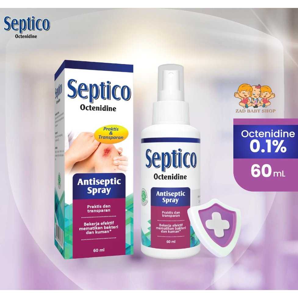 Jual Septico Spray botol 60ml / Antiseptic Octenidine / Antiseptic ...