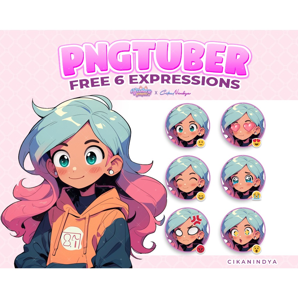 Jual PNG Tuber NEW | Avatar Lucu Siap Pakai Cocok untuk Streaming Seru ...