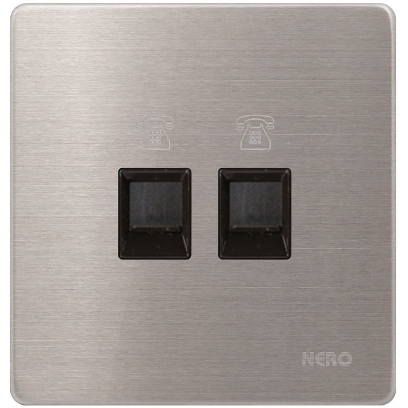 Jual NERO TELEPHONE OUTLET V8 V8PH2 STAINLESS | Shopee Indonesia