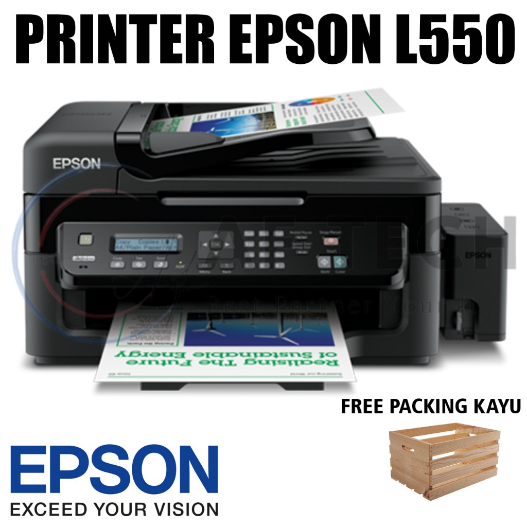 Jual Printer Epson L550 Print Scan Copy Adf Like New | Shopee Indonesia