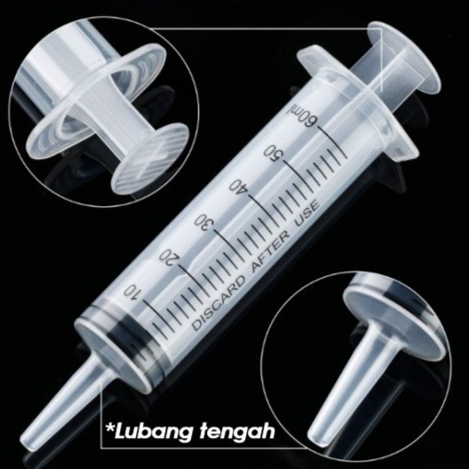 Jual Syringe 50 cc 50 ml Catheter Tip COSMO MED. Spuit 50cc 50ml Lobang ...