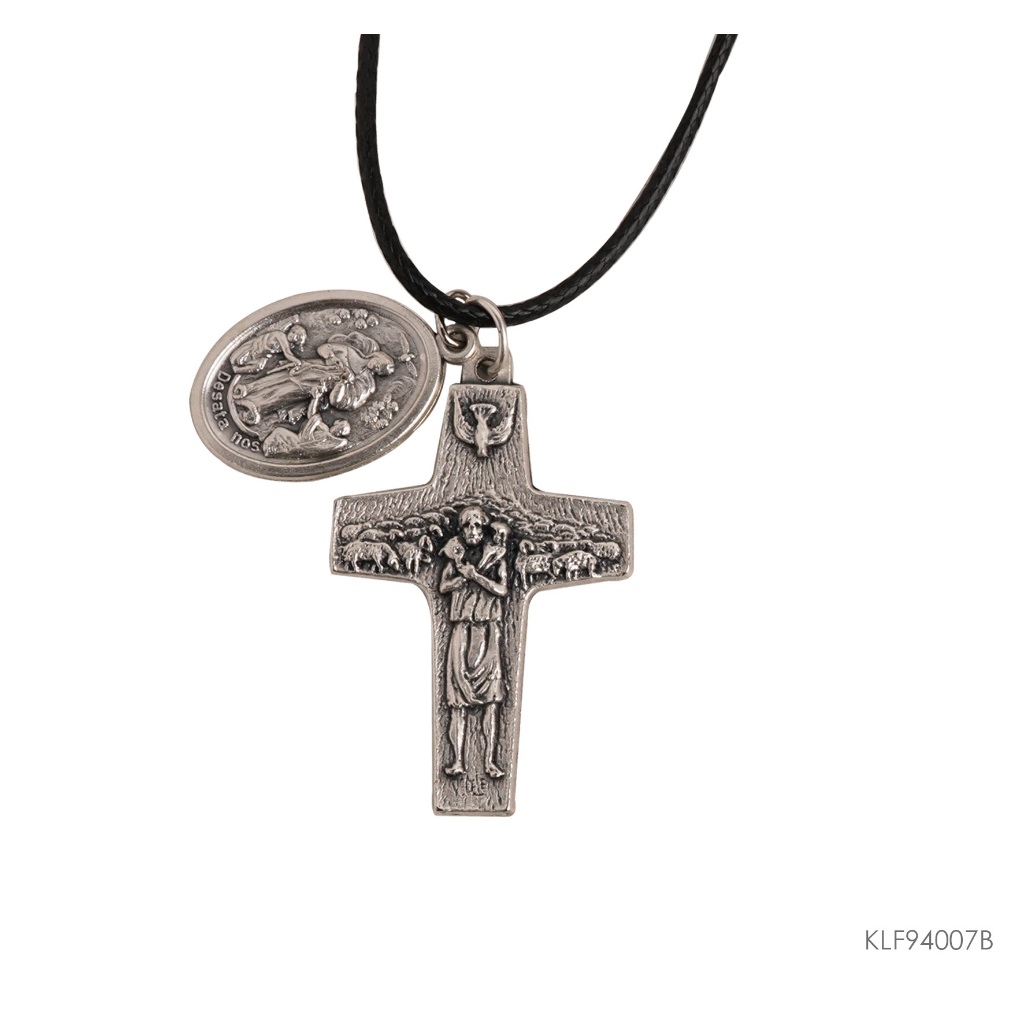 Jual Kalung Tali + Cross Pope Francis 4.8cm | Shopee Indonesia