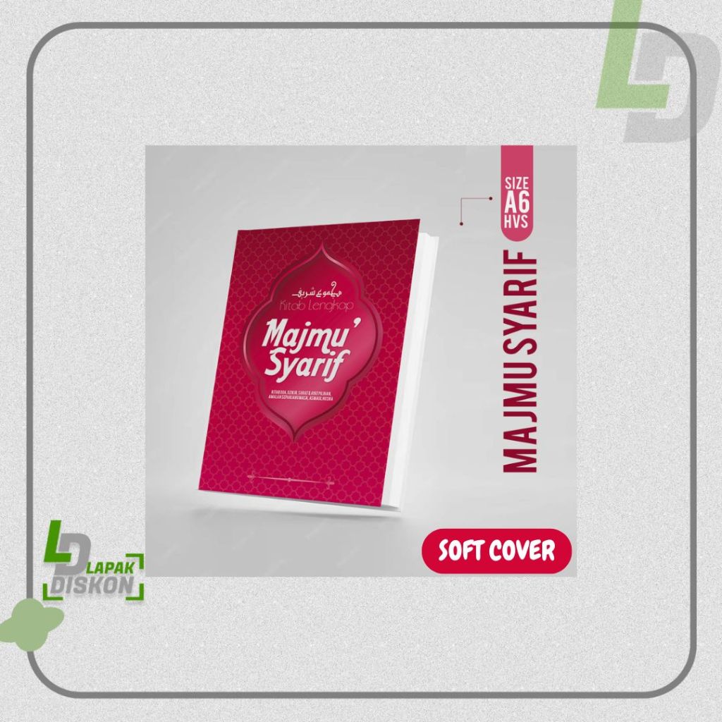 Jual LD//Kitab Majmu Syarif Soft Cover kumpulan doa dan amalan ukuran ...