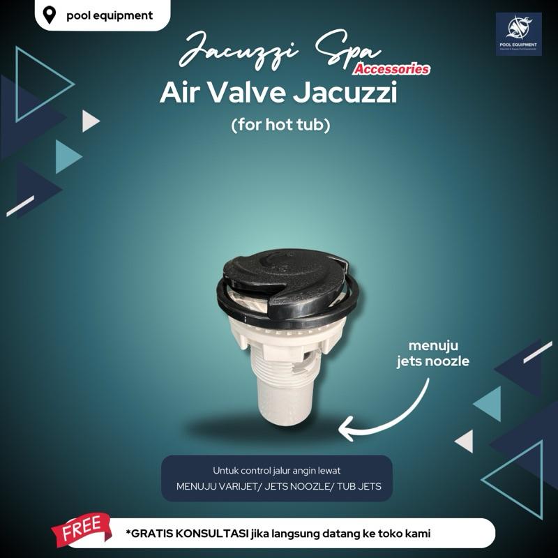 Jual Air Valve - Jacuzzi & Spa (switch angin) | Shopee Indonesia