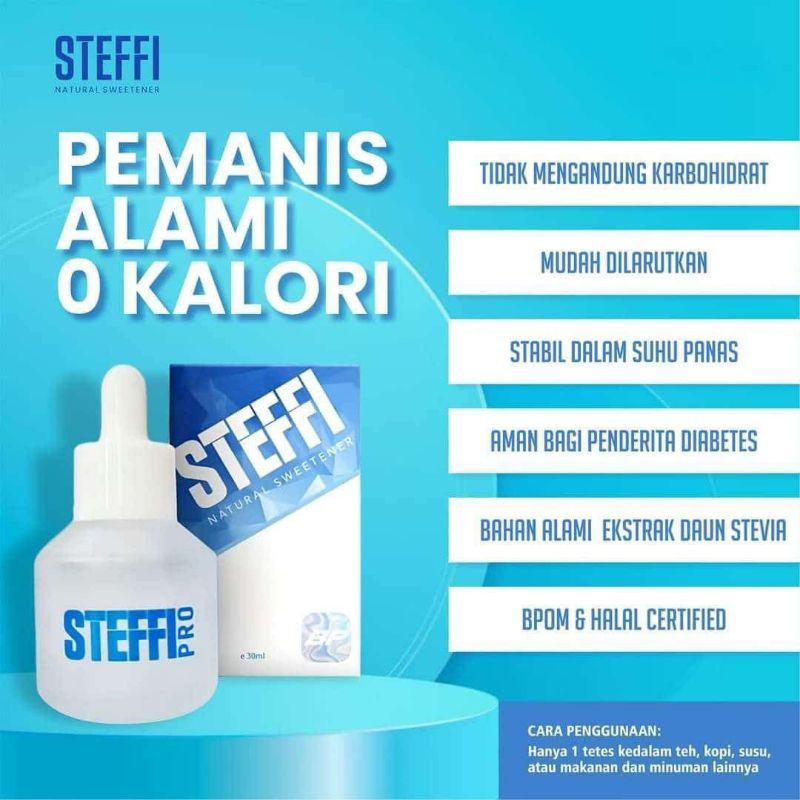 Jual STEFFI Pro by British Propolis. Pemanis alami murni dari daun ...