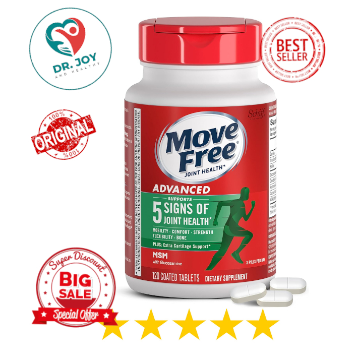 Jual Move Free Advanced 120 tablets USA | Schiff | Glucosamine ...