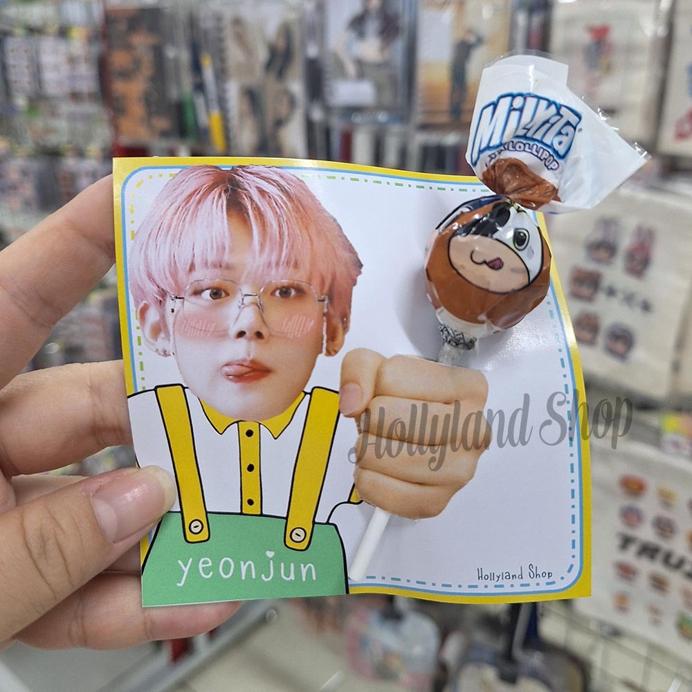 Jual FREEBIES custom (6 Paket) Permen Lollipop kpop Fanmeeting Konser ...