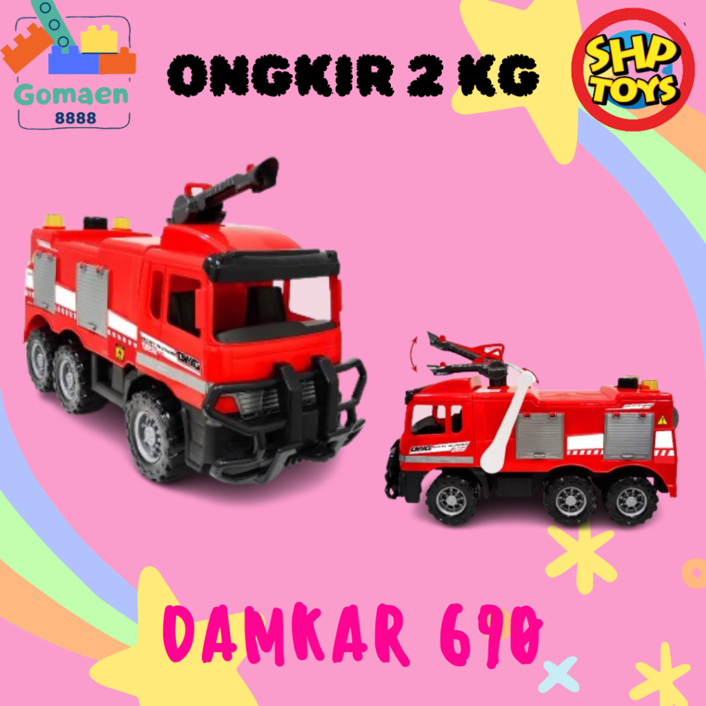 Jual DINO 690 SHP TOYS BLAMBIR rescue team BISA DINAIKI mainan mobil ...