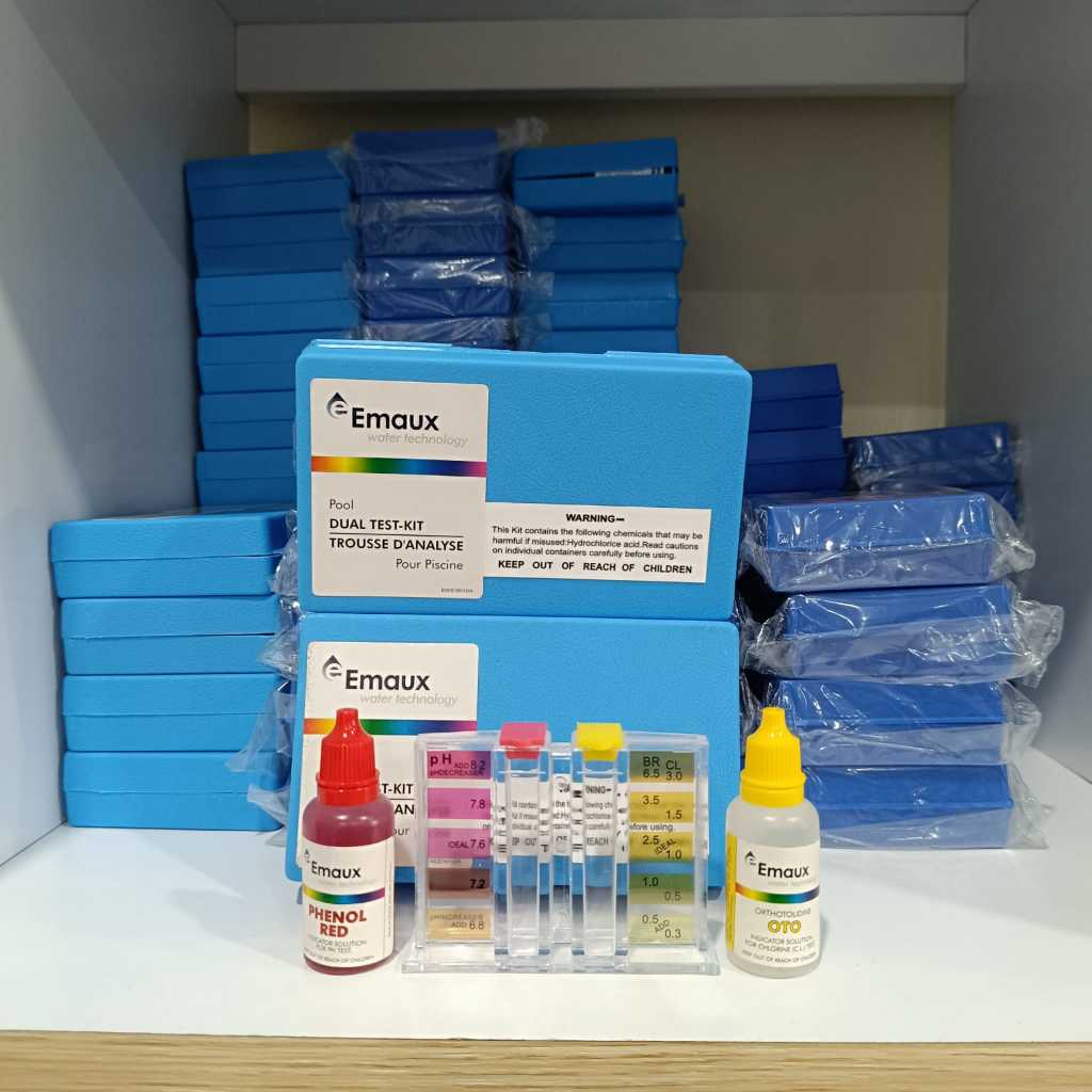 Jual Test Kit Kolam Emaux - Tes Kadar PH dan CL air Kolam Renang ...