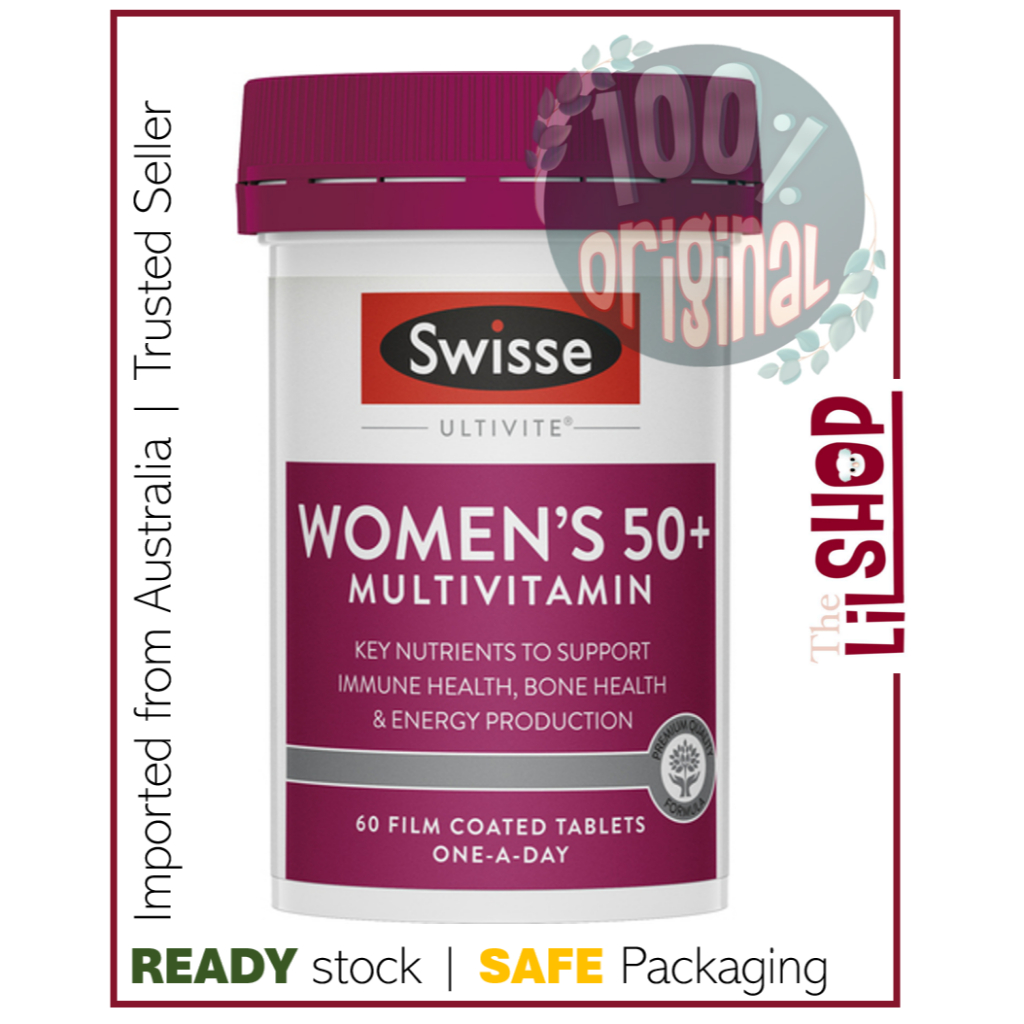 Jual Swisse Ultivite Women's 50+ Multivitamin With Key Nutrients | 60 pack | Shopee Indonesia