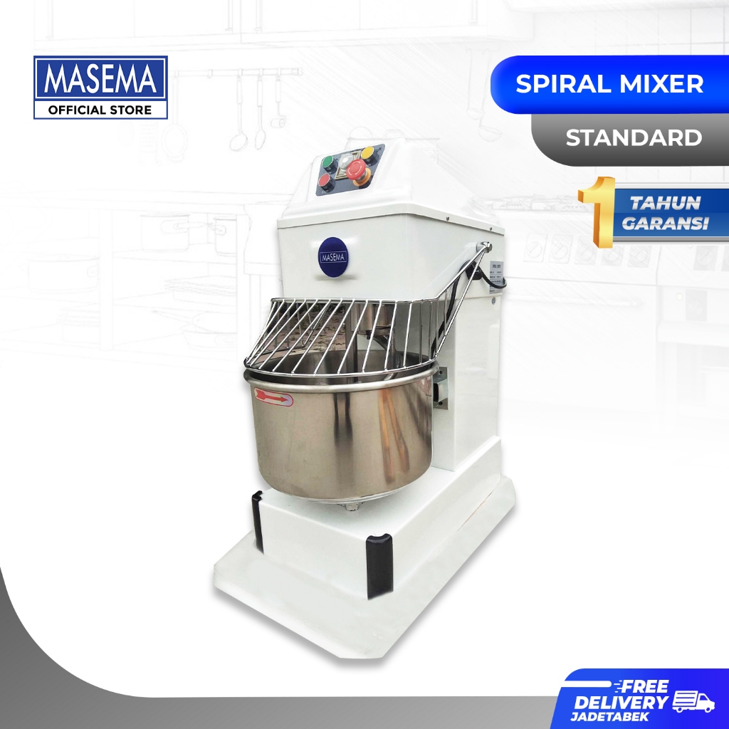 Jual MASEMA SPIRAL MIXER MACHINE - Sertifikat TKDN / Mesin Mixer 10 ...