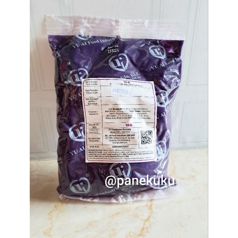 Jual Yu Ai selai TARO Ubi Ungu/ Yam Mung Bean/ TALAS repack 250 gram ...