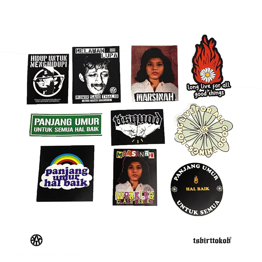 Jual Tshirttokoh - Sticker Pack Hal Baik 03 | Shopee Indonesia