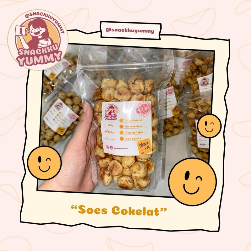 Jual Sus Cokelat / Sus Kering Isi Cokelat [130gr] [200gr] | Shopee ...