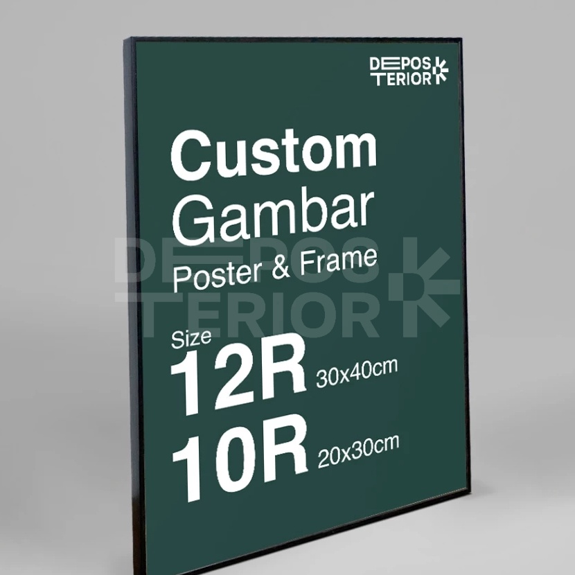 Jual FG2 Poster Frame Custom Gambar 1R 2x3cm 12R 3x4cm | Shopee Indonesia