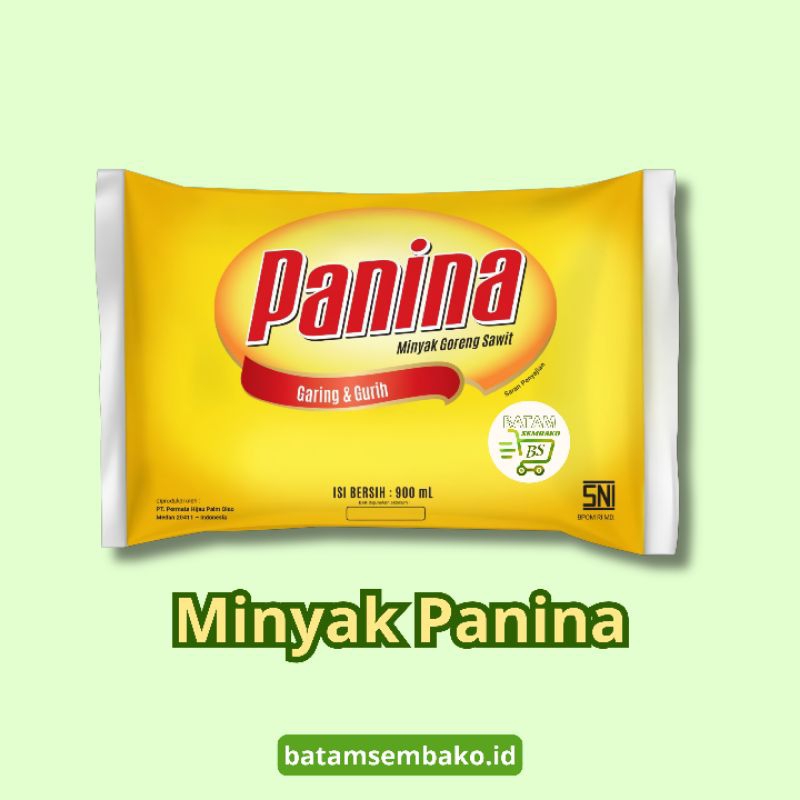 Jual Minyak Goreng Panina Kemasan Pillow 900mL | Shopee Indonesia