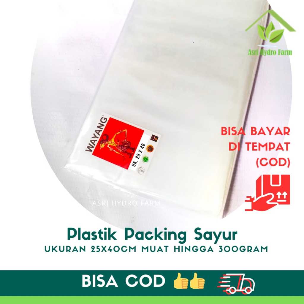 Jual Plastik Packing Pembungkus Sayur Swalayan Tebal Bening 25 x 40cm ...