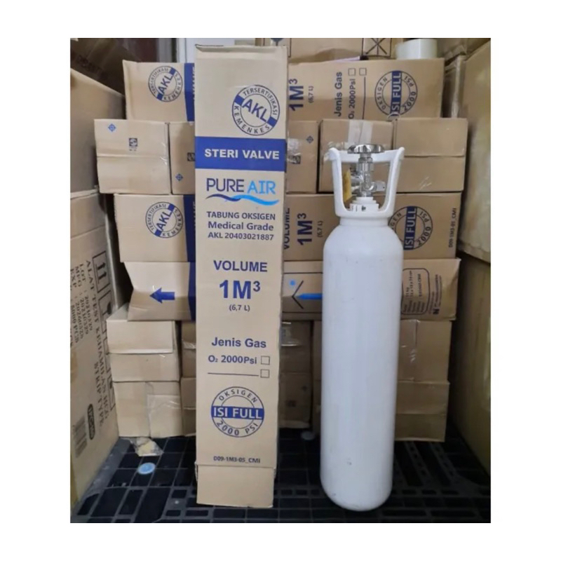 Jual tabung oksigen 1m3 + isi | Shopee Indonesia