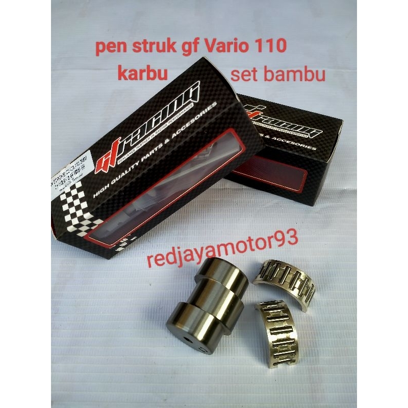 Jual pin stroke pen struk + laher belah Vario 110 karbu GF racing 1mm ...