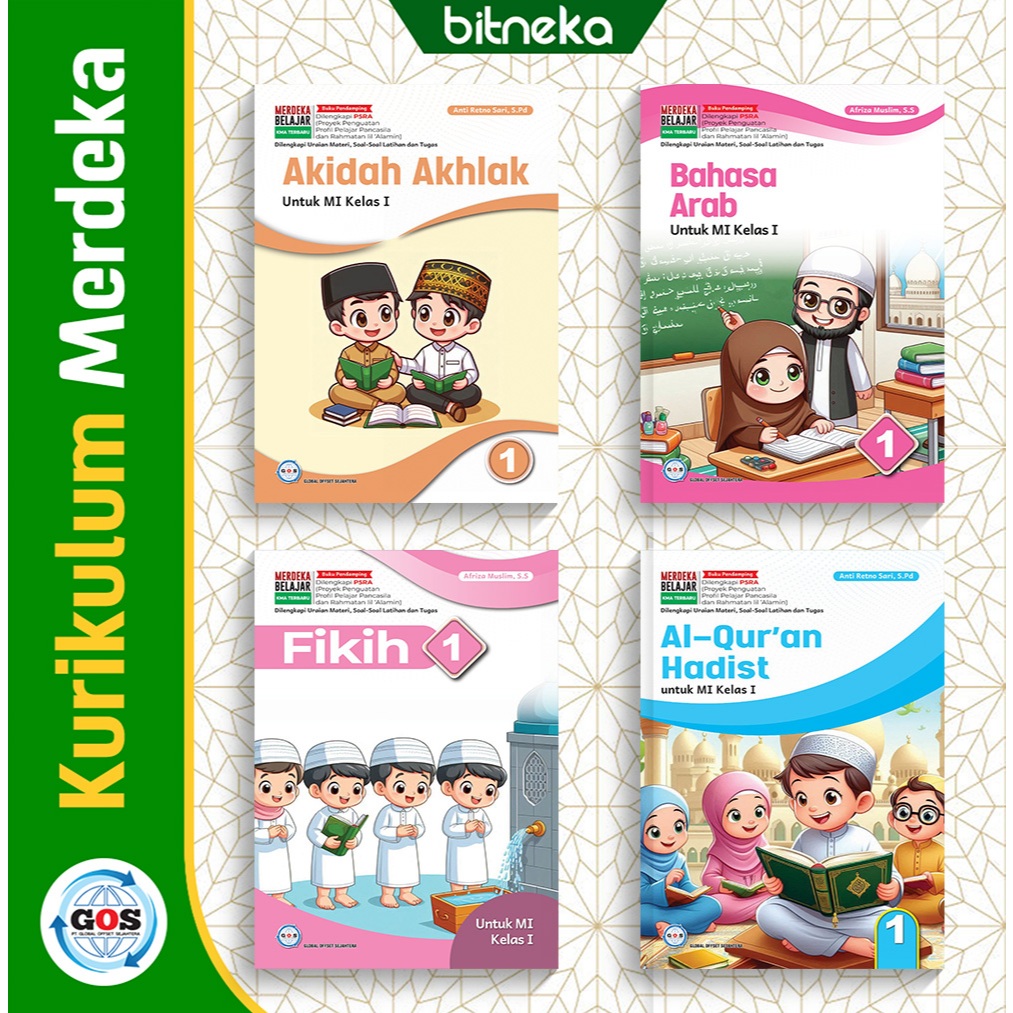 Jual Buku Siswa GOS SD Islam/MI Kelas 1 K-Merdeka KMA-450 - Global Offset Sejahtera | Shopee ...
