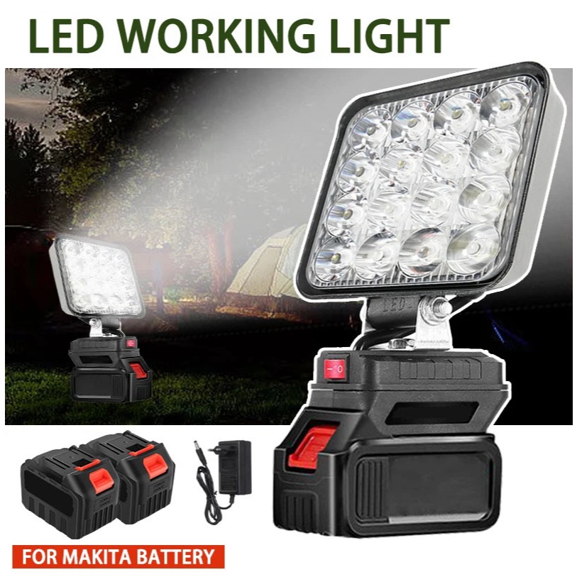 Jual lampu sorot proyek lampu tembak lampu kerja LED Cordless Lampu ...