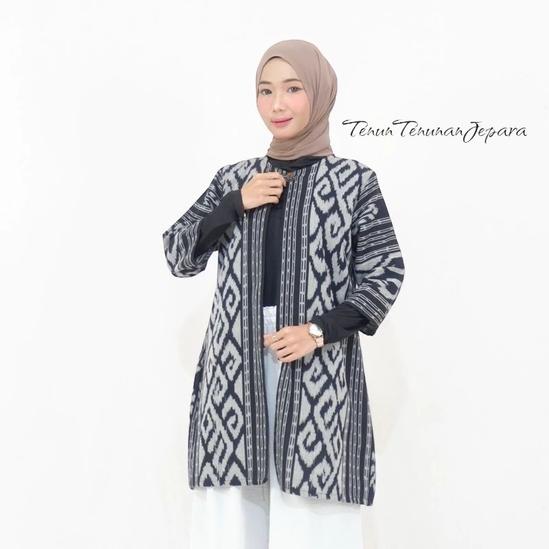 Jual Outer Wanita Tenun Troso Original - Blazer Kardigan Baju tenun | Shopee Indonesia