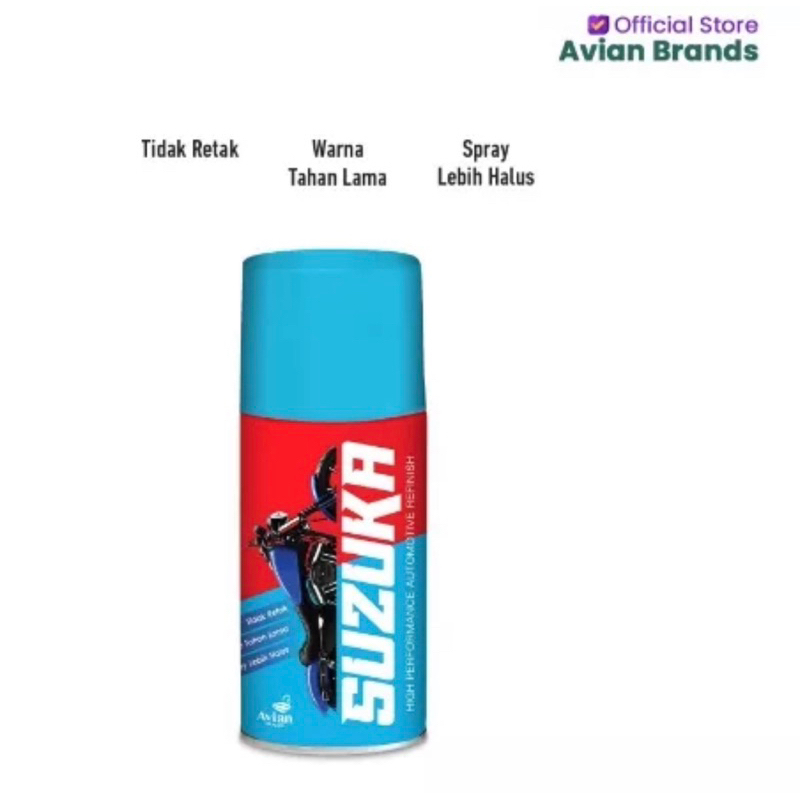 Jual CAT SEMPROT SPRAY KALENG SUZUKA(METALIC) 300cc,200cc PILOK POLES ...