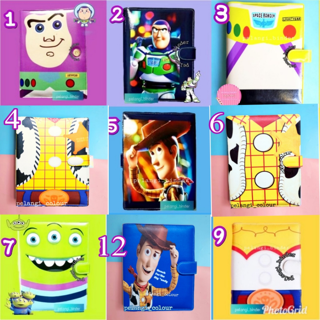 Jual Binder printing buzz lightyear/Woody/toy story | Shopee Indonesia